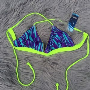 Speedo | Swim | Speedo Neon Blue Yellow Bikini Too | Poshmark